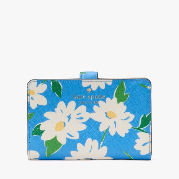 kate spade | Bags | Kate Spade Schuyler Floral Printed Medium Bifold ...